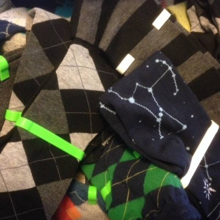 3D Printable Customizable Sock Bones by mathgrrl