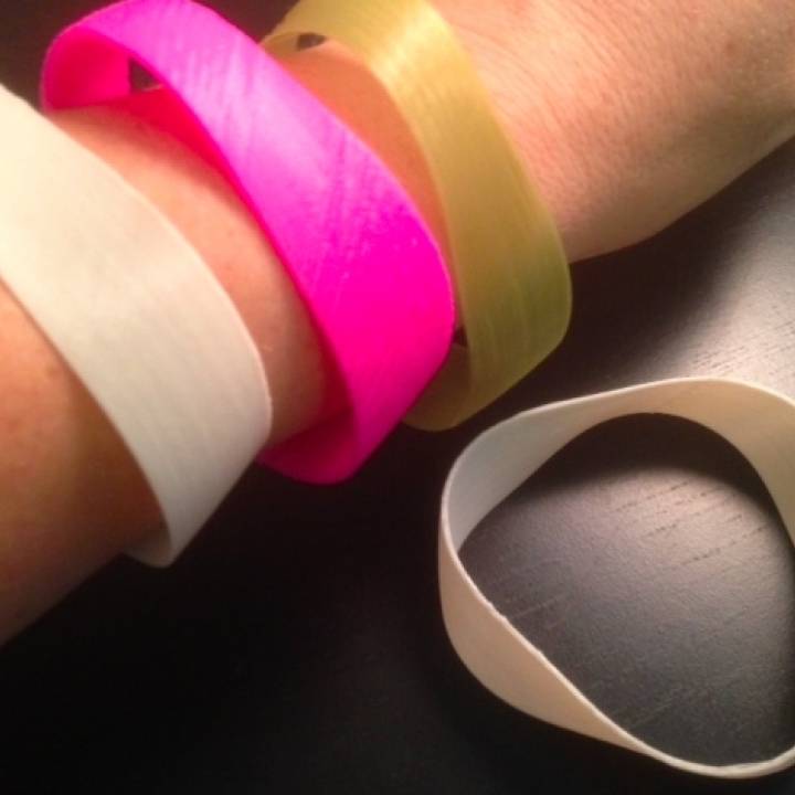 3D Printable Customizable TRI Function Bracelet by mathgrrl