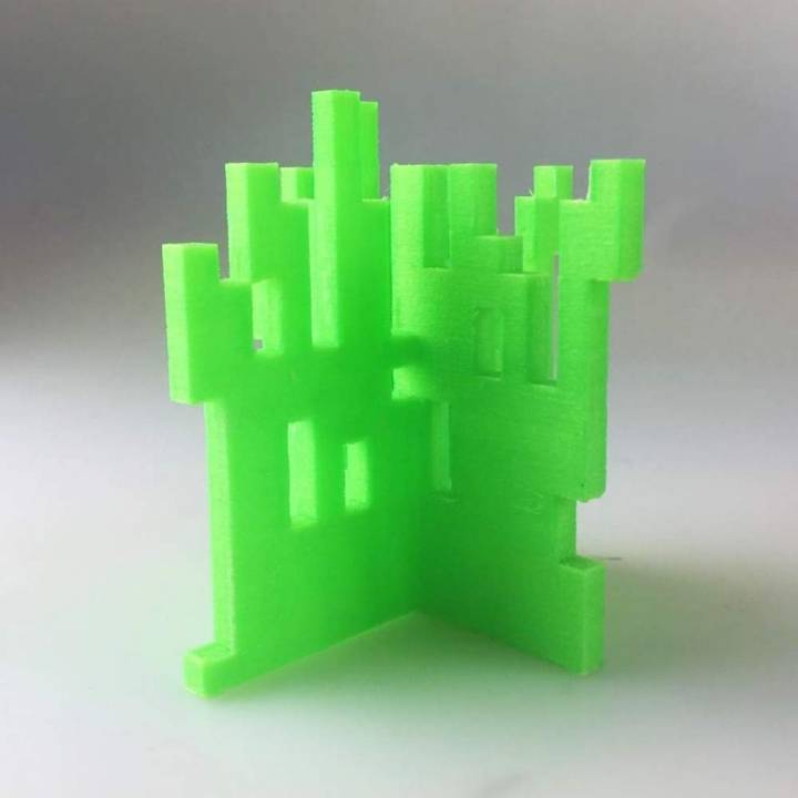 3D Printable Minecraft Grass by Simone Fontana