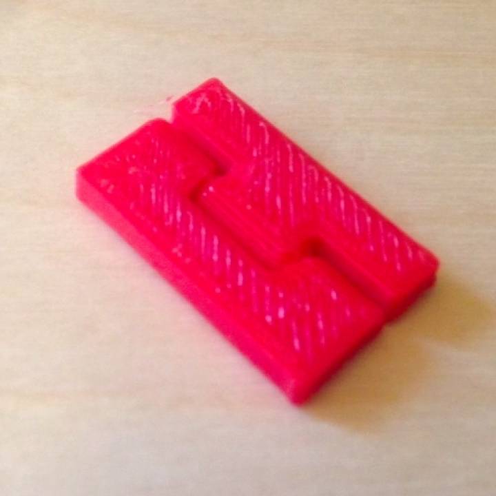 3D Printable Customizable Hinge by mathgrrl
