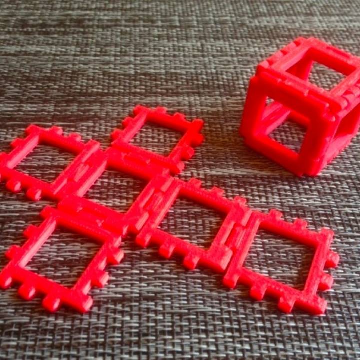3D Printable Customizable Hinged Polyhedra by mathgrrl