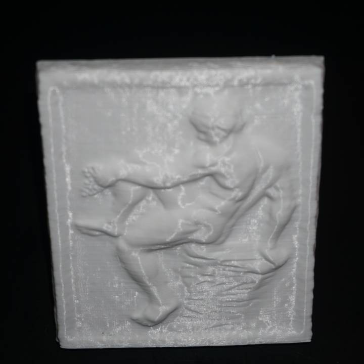 3D Printable Satyr Seated on a Rock at The State Hermitage Museum, St ...