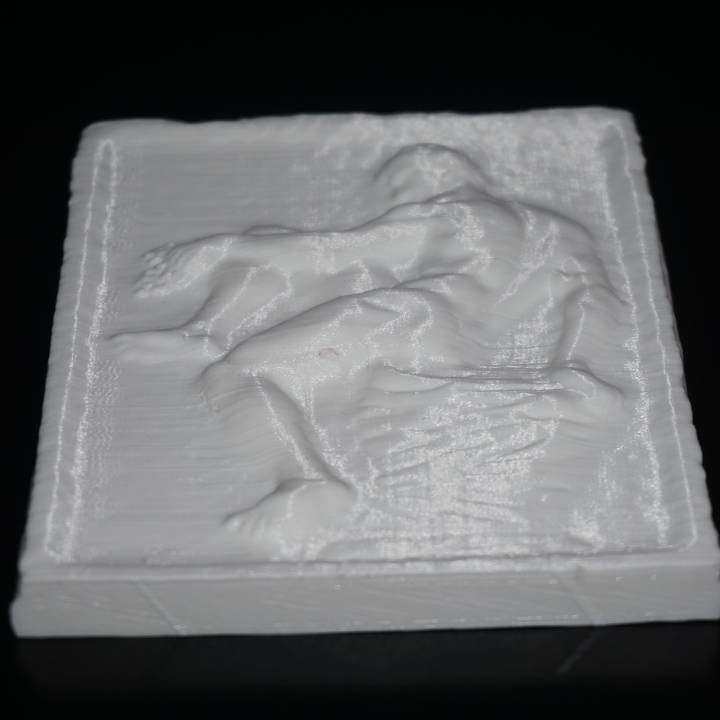 3D Printable Satyr Seated on a Rock at The State Hermitage Museum, St ...