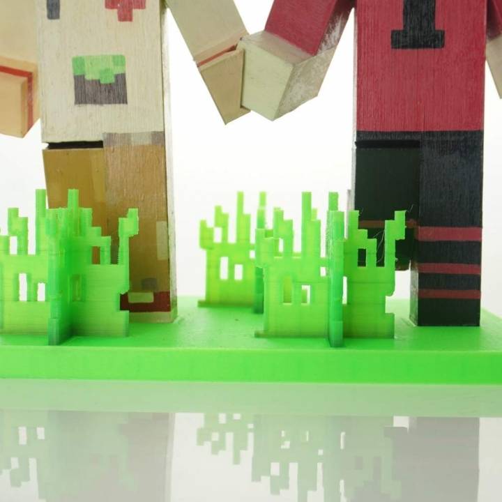 3D Printable Minecraft Diorama by Simone Fontana
