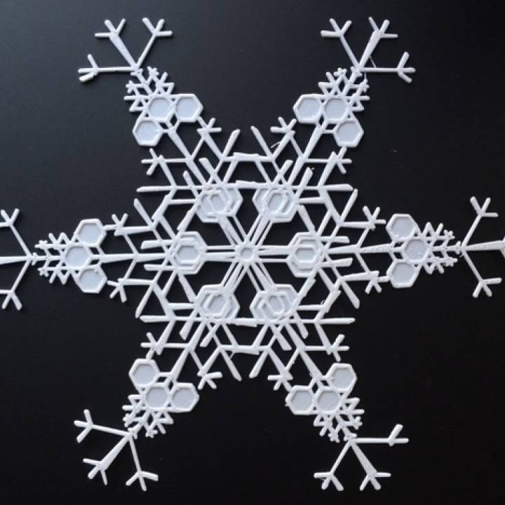3D Printable The Snowflake Machine by mathgrrl