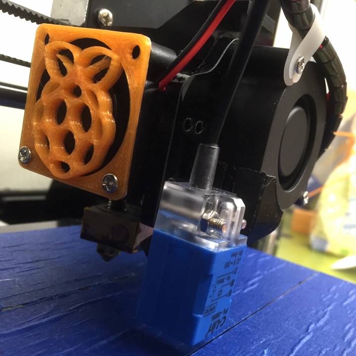 3D Printable Raspberry Pi Cover for 40mm Fan by André Zumsteg