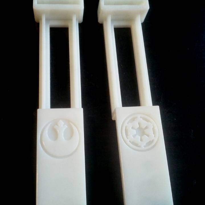 3D Printable Bridge Template for X-Wing by Arph Vil Homme