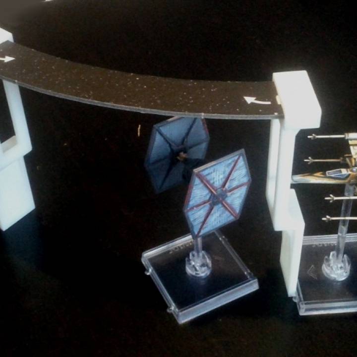 3D Printable Bridge Template for X-Wing by Arph Vil Homme