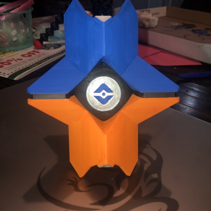 3D Print of Iron Shell - Destiny ghost by Mokoyota