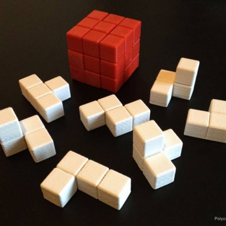 3D Printable Polycubes Set by Laura