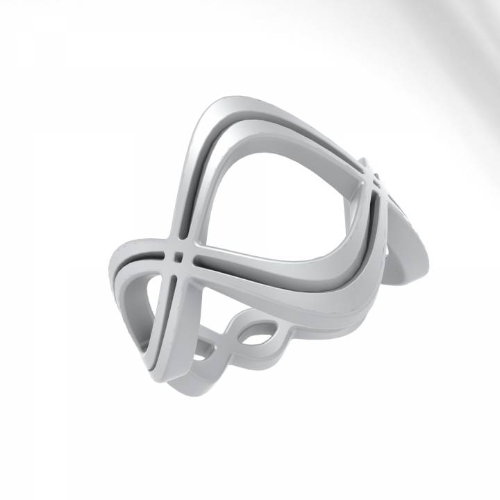 3D Printable Infinity Ring by Lewis Manuel