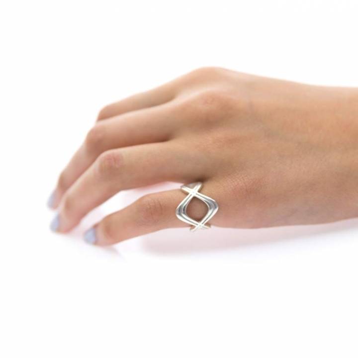 3D Printable Infinity Ring by Lewis Manuel