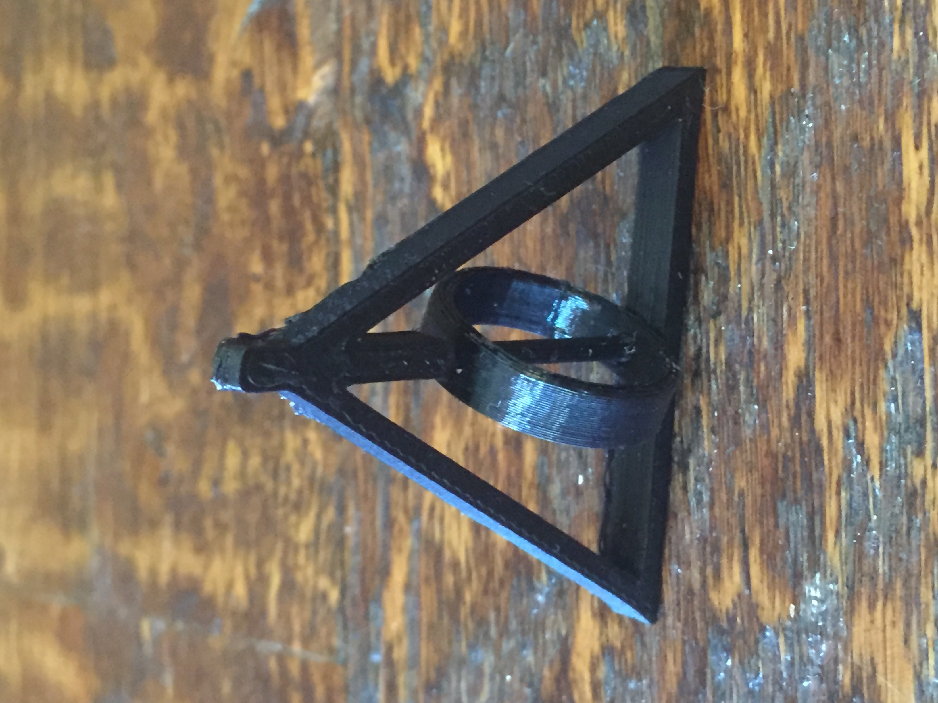 3D Printable Harry Potter Deathly Hallows Pendant by Lauren Kosub