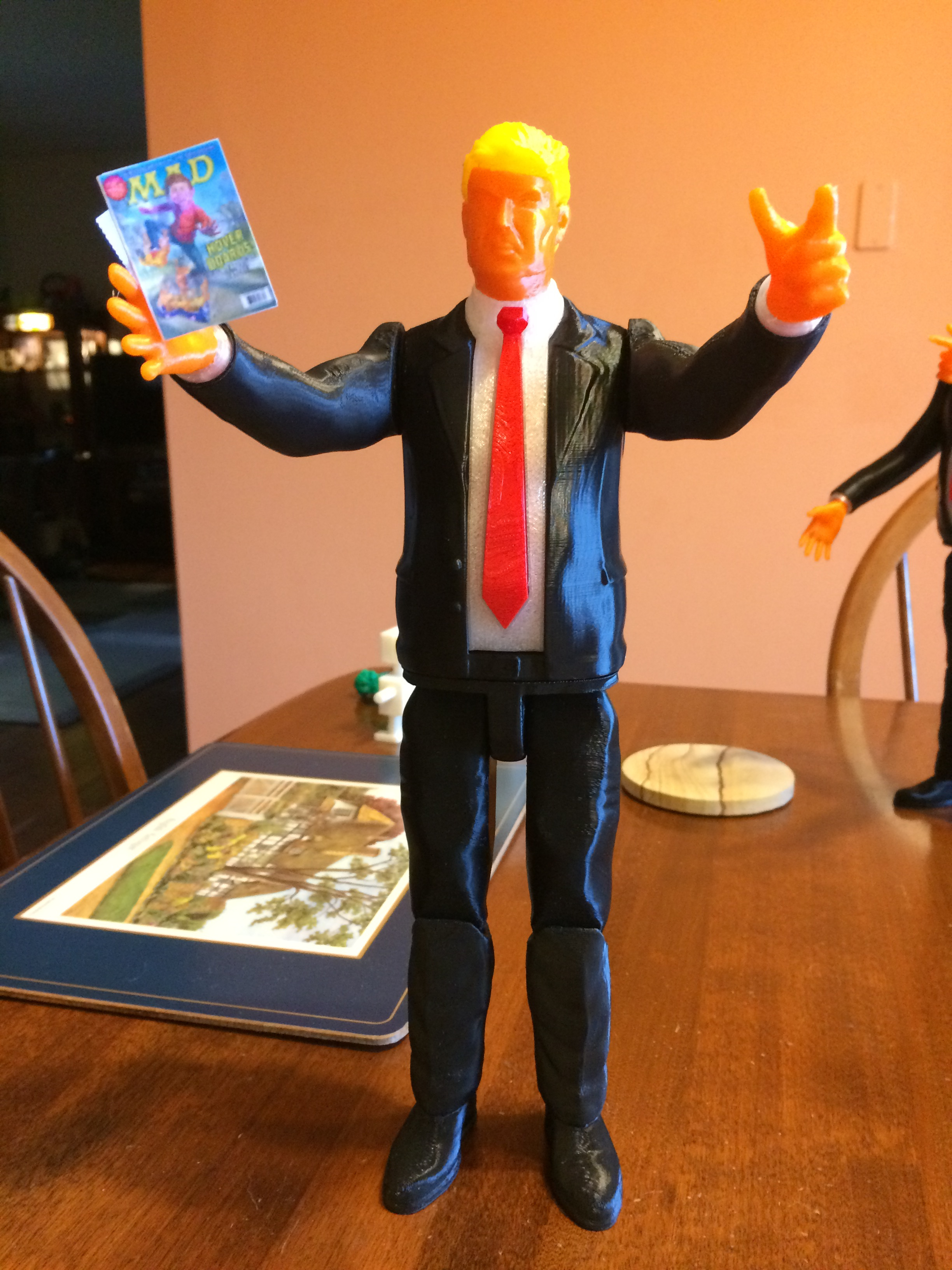 3D Printable DONALD TRUMP ACTION FIGURE! by Ricardo Salomao