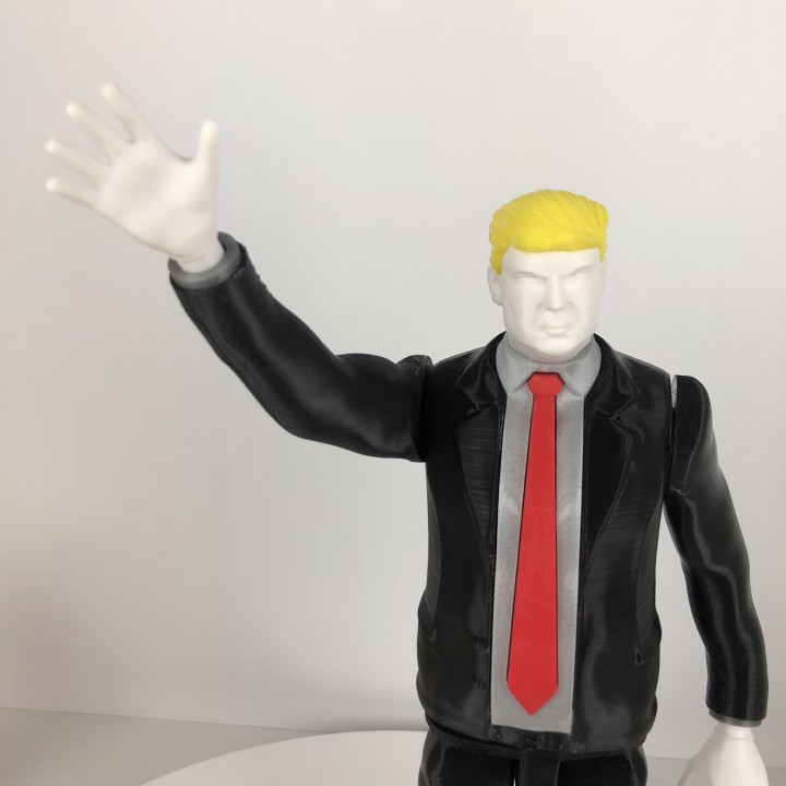 3D Print of DONALD TRUMP ACTION FIGURE! by andrewwu