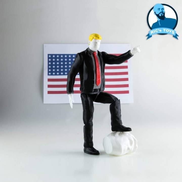 3D Printable DONALD TRUMP ACTION FIGURE! by Ricardo Salomao