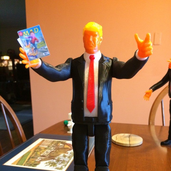 3D Print of DONALD TRUMP ACTION FIGURE! by rcooklo