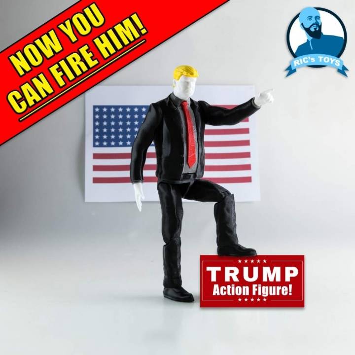 3D Printable DONALD TRUMP ACTION FIGURE! by Ricardo Salomao