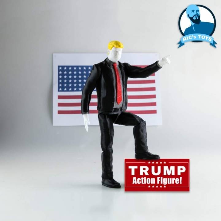 3D Printable DONALD TRUMP ACTION FIGURE! by Ricardo Salomao