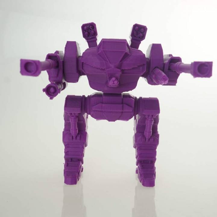 3D Printable The V-86 Gladius Heavy Battle Mech by Dank555