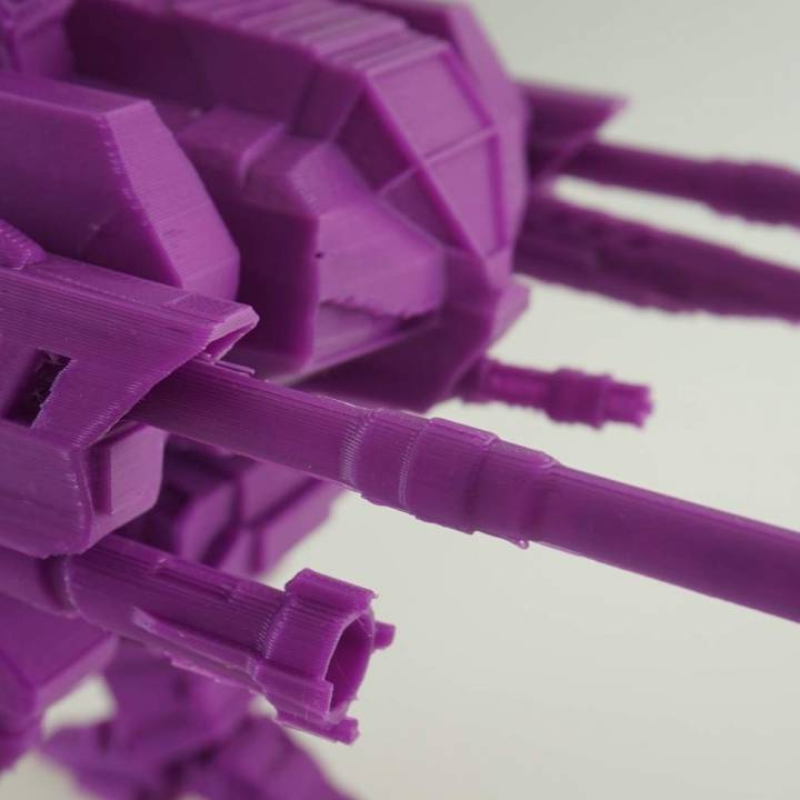 3D Printable The V-86 Gladius Heavy Battle Mech by Dank555