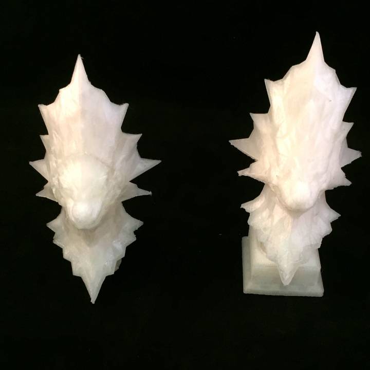 3D Printable Ornstein Head by Devin Gentner