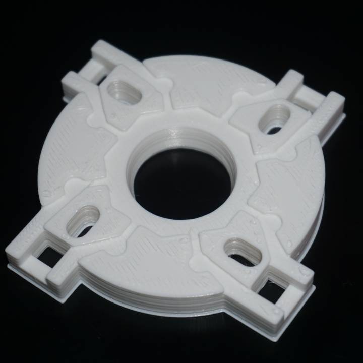 3D Printable sanwa JLF circular/round gate by victor sumantri