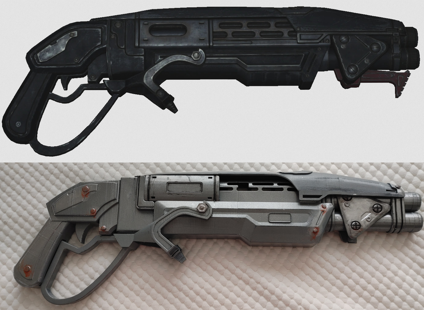 3D Print of Gears Of War - GNASHER by zekebomb