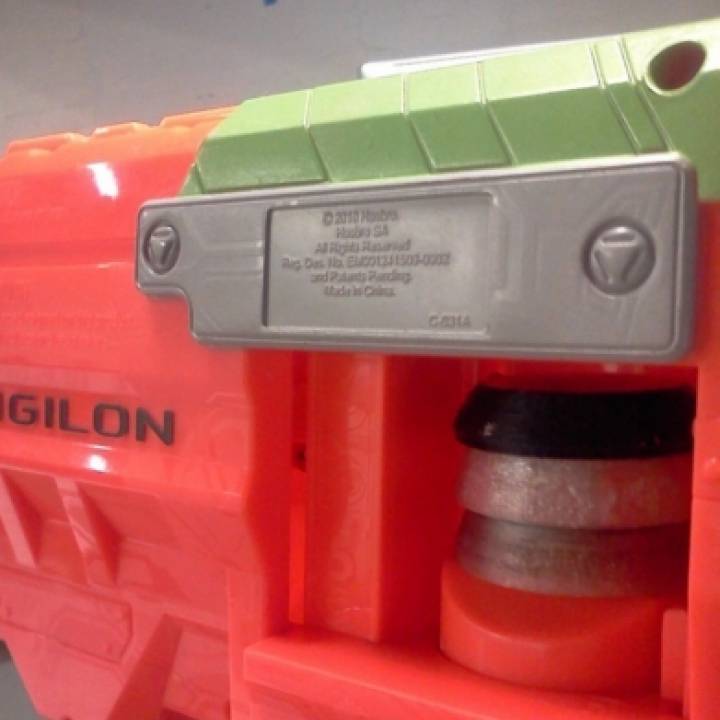 3D Printable Nerf compatible disc shooter ammo. by Mike Battaglia