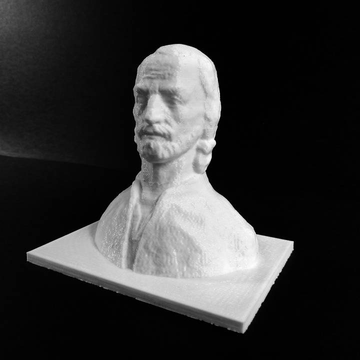 3D Printable Bust of Marcu Giurgiu Crisan in Deva, Romania by Scan The ...