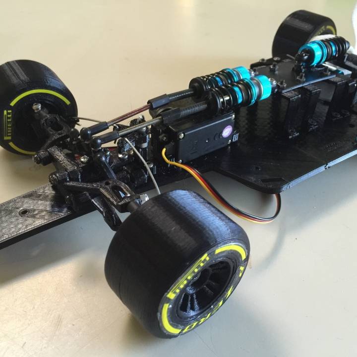 3D Printable RS-01 Version B OpenRC F1 Fully Adjustable Racing ...
