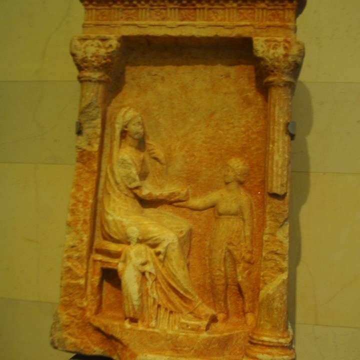 3D Printable Funerary Relief of Aristobulus at The State Hermitage ...