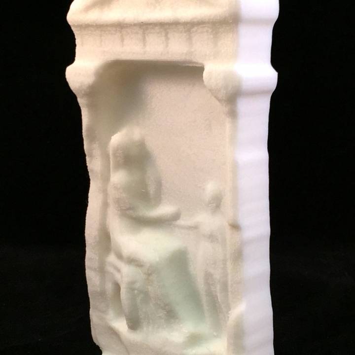 3D Printable Funerary Relief of Aristobulus at The State Hermitage ...