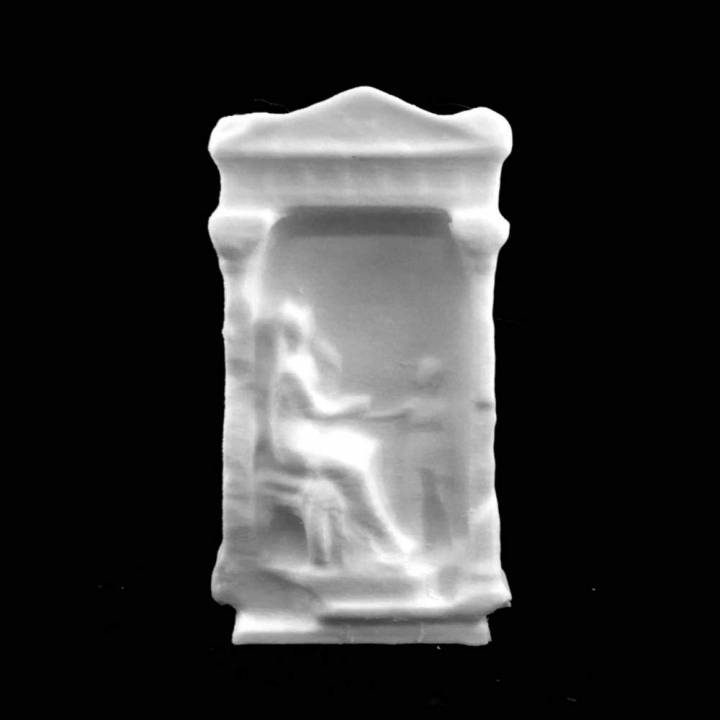3D Printable Funerary Relief of Aristobulus at The State Hermitage ...