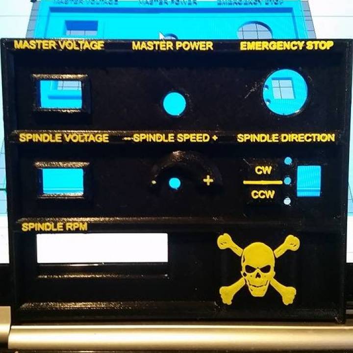 3D Printable Control box for the Mostly printed CNC by ian sampietro