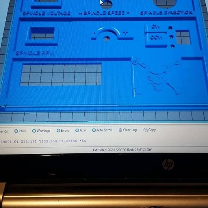 3D Printable Control box for the Mostly printed CNC by ian sampietro