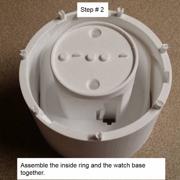 3D Printable Pebble display case with Iris opening. by Matthew Davis