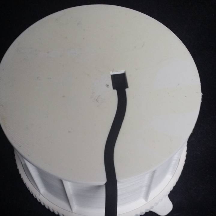 3D Printable Pebble display case with Iris opening. by Matthew Davis