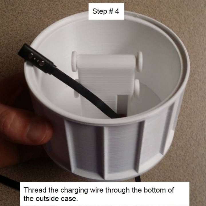 3D Printable Pebble display case with Iris opening. by Matthew Davis