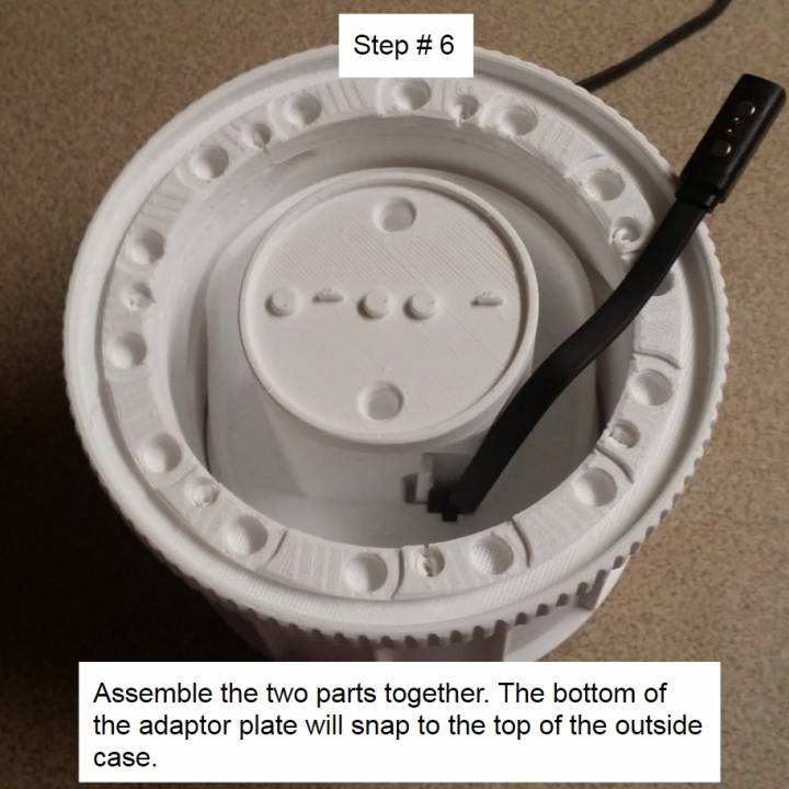 3D Printable Pebble display case with Iris opening. by Matthew Davis