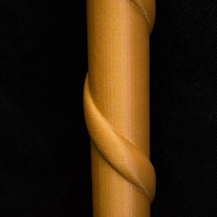 3D Printable Riddler's Cane from Batman Forever by 3D Central