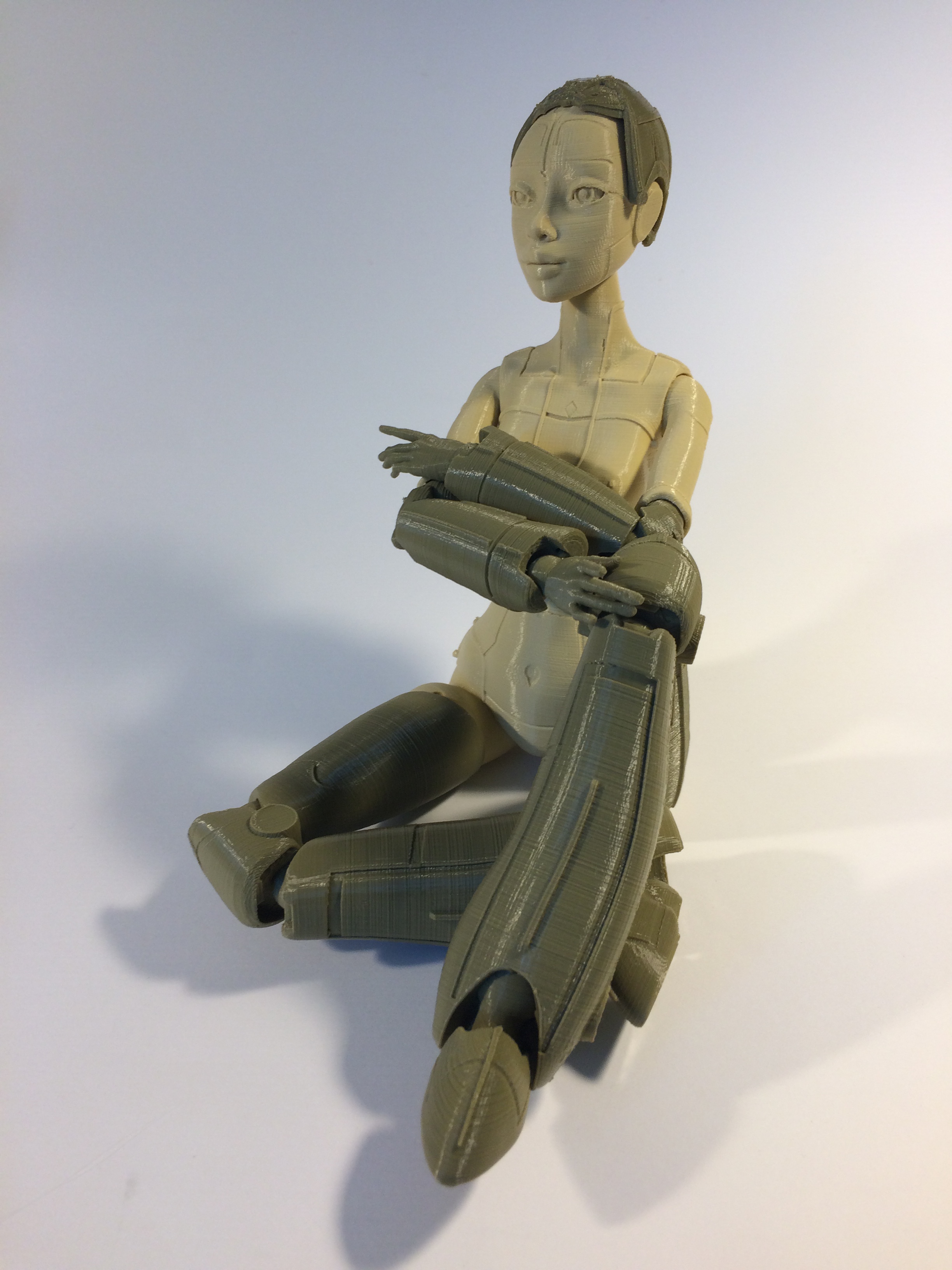 3D Printable "Robotica" BJD Doll by Sonia Verdu