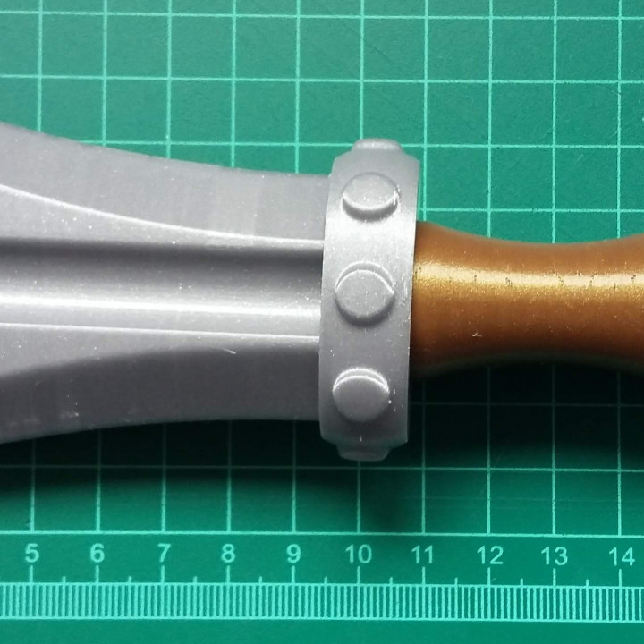 3D Print of Baby Sword Rattle by DavidB