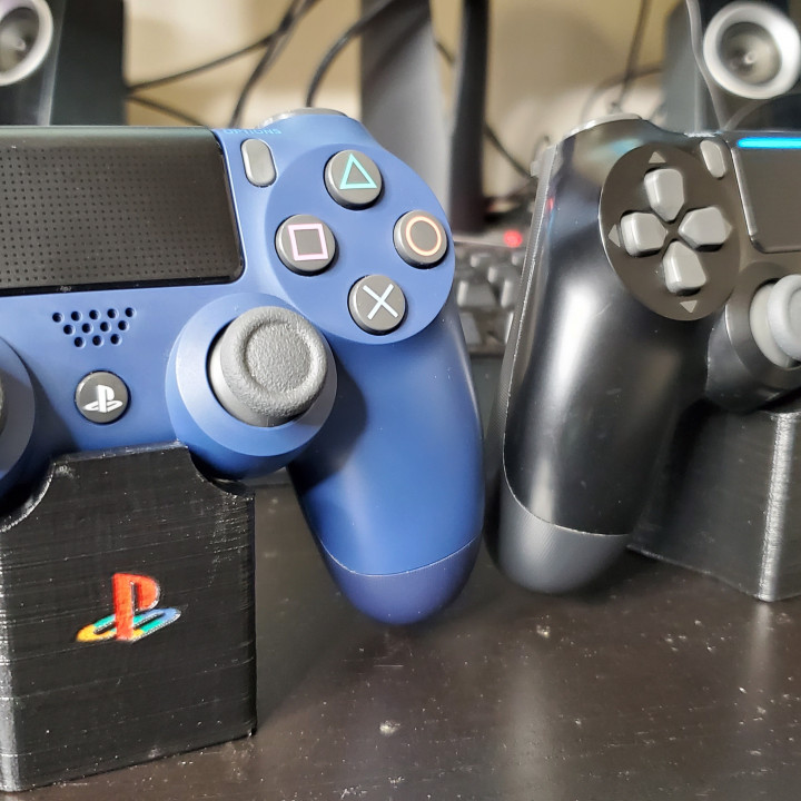 3D Print of PS4 Remote Stand by tylersimpao