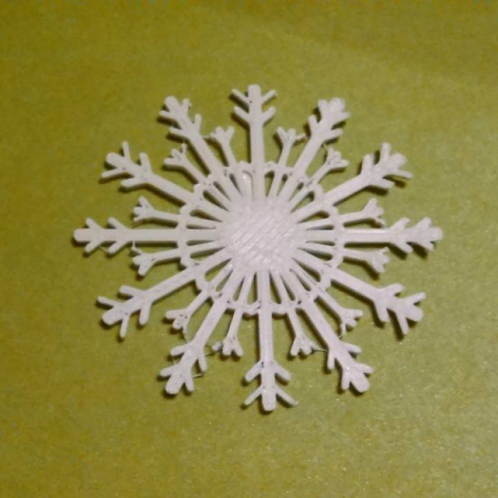 3D Printable Snowflakes. by Tetiana Bulgakova