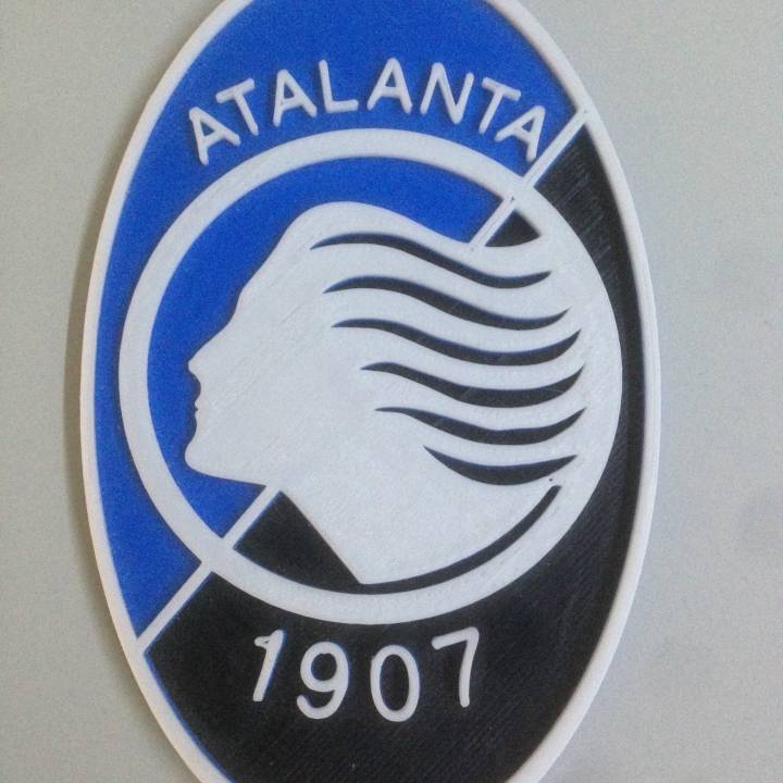 3D Printable Atalanta Logo by Fabio Rota