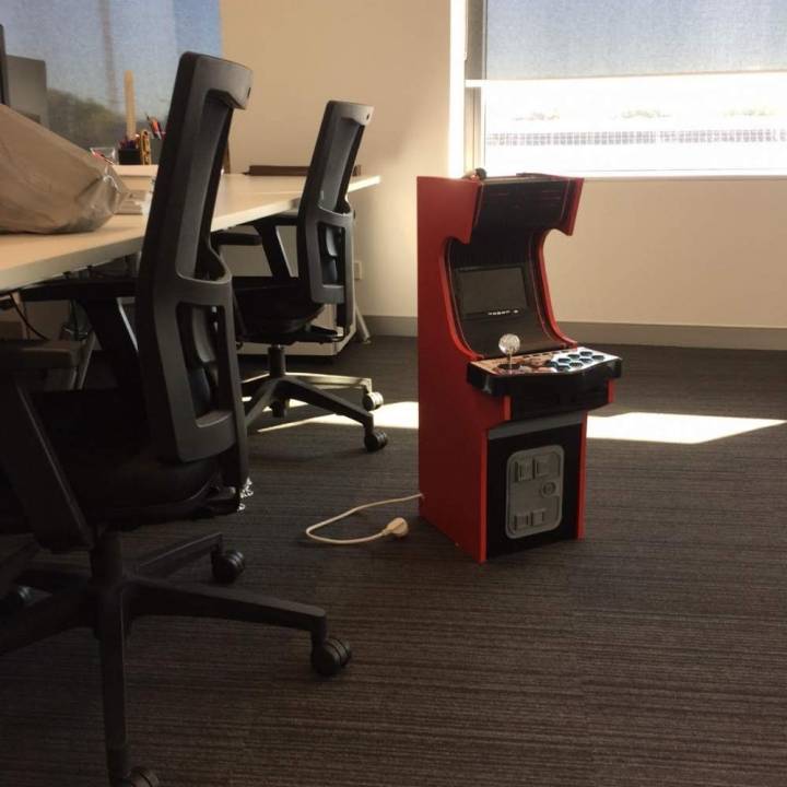 3D Printable PS2 mini Arcade by Hugo-archicad
