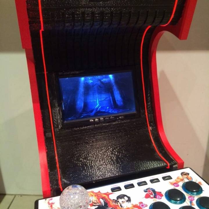 3D Printable PS2 mini Arcade by Hugo-archicad