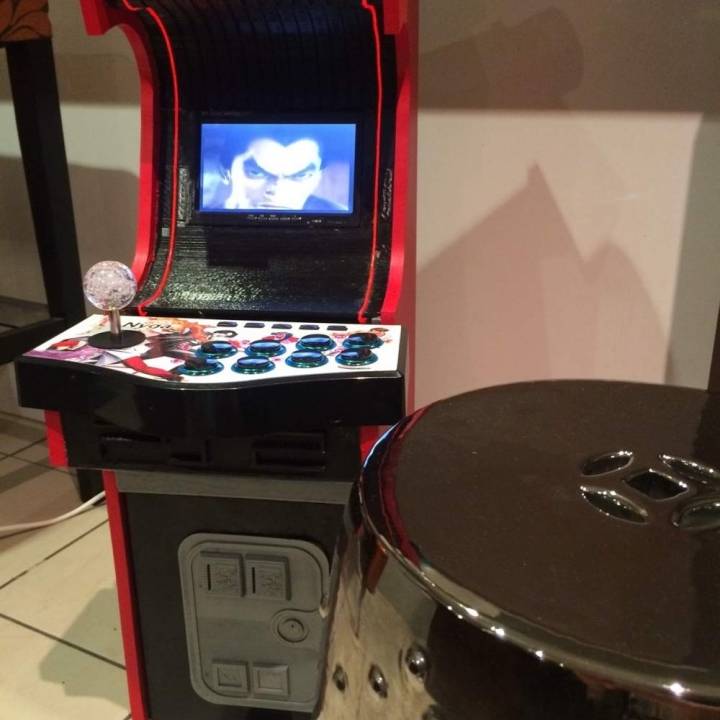 3D Printable PS2 mini Arcade by Hugo-archicad