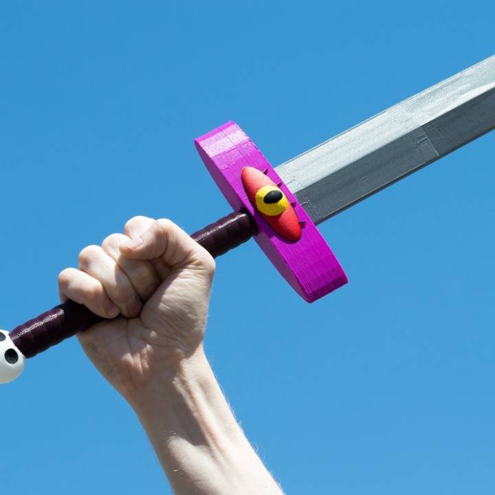 3D Printable Jake the Dog's Sword from Adventure Time! by 3D Central